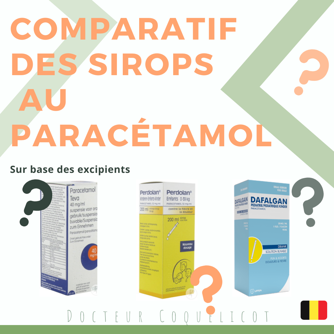 Les excipients présents dans les sirops au paracétamol, inoffensifs ...